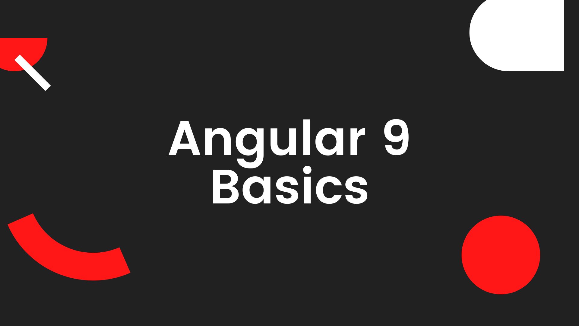 Angular 9 Basics | CodeLit